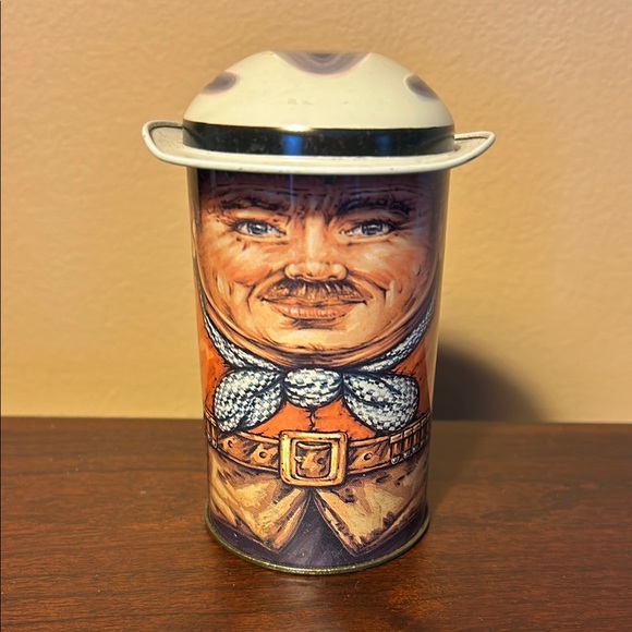 The Tin Box Company | Accents | Vintage Cap Tins Cowboy Themed Tin ...